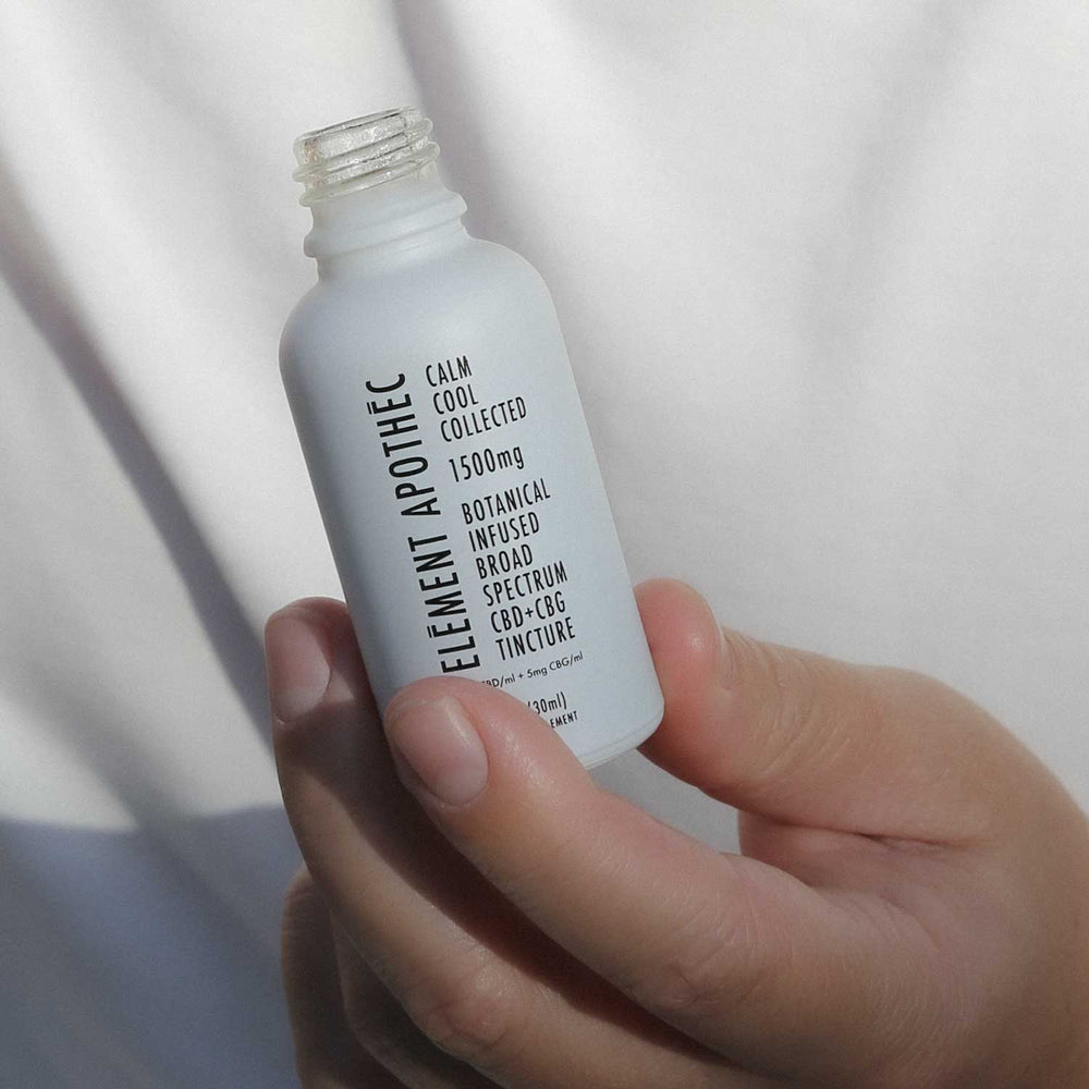 Calm Cool Collected Tincture | CBD+CBG-Infused Tincture | Element Apothec